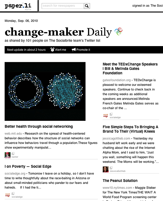 Paper.li: Create your own Twitter newspaper - Socialbrite