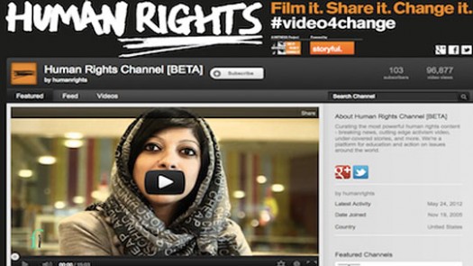 New YouTube channel shines light on human rights - Socialbrite